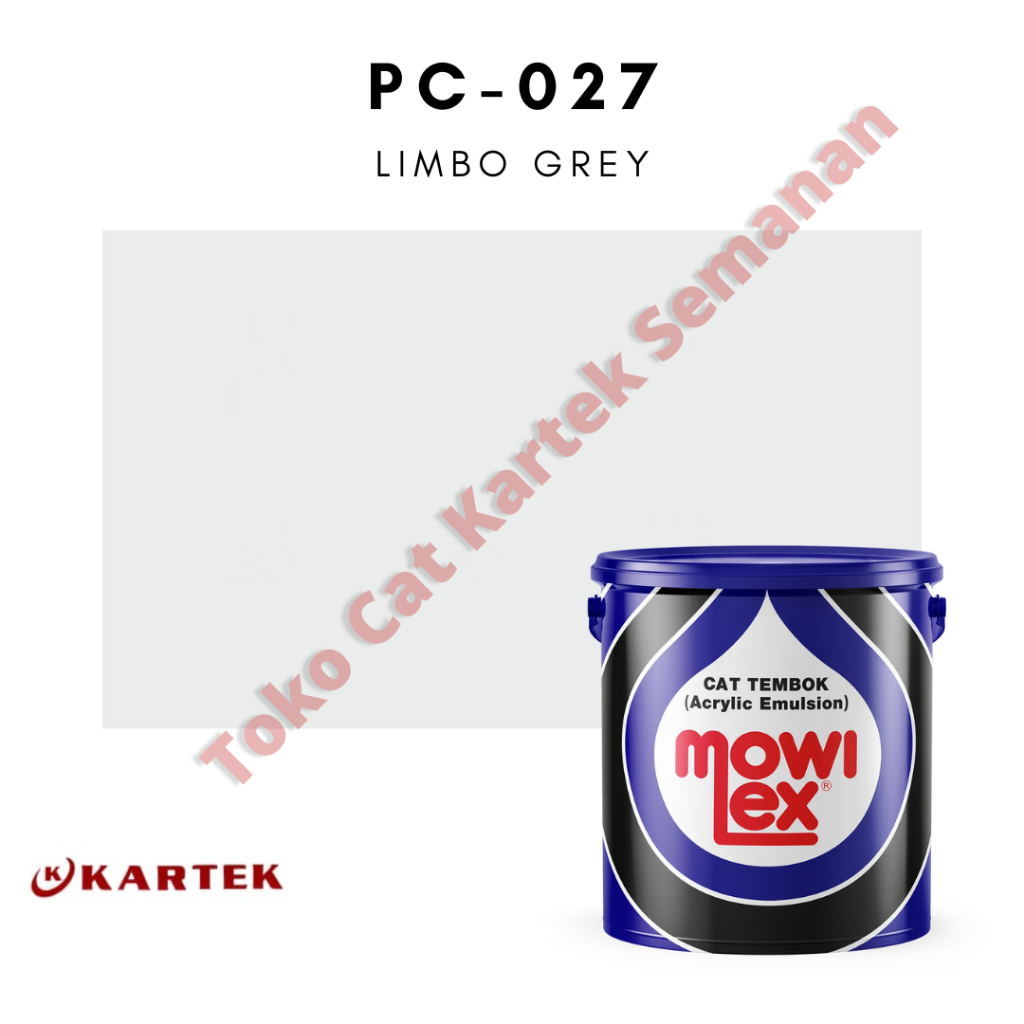 Jual MOWILEX EMULSION INTERIOR PC-027 LIMBO GREY (1 liter) | Shopee ...