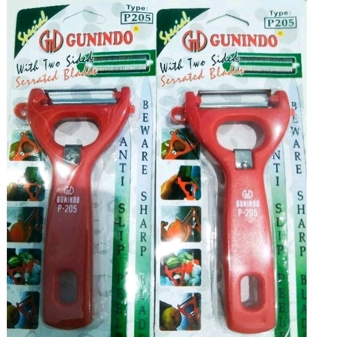 Jual 1 Buah Pengupas buah dan sayuran Merk GUNINDO P205 | Shopee Indonesia