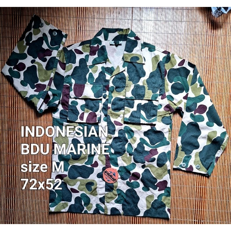 Jual Baju Kemeja Lapangan Camo Loreng Army Utility Military Ripstop ...