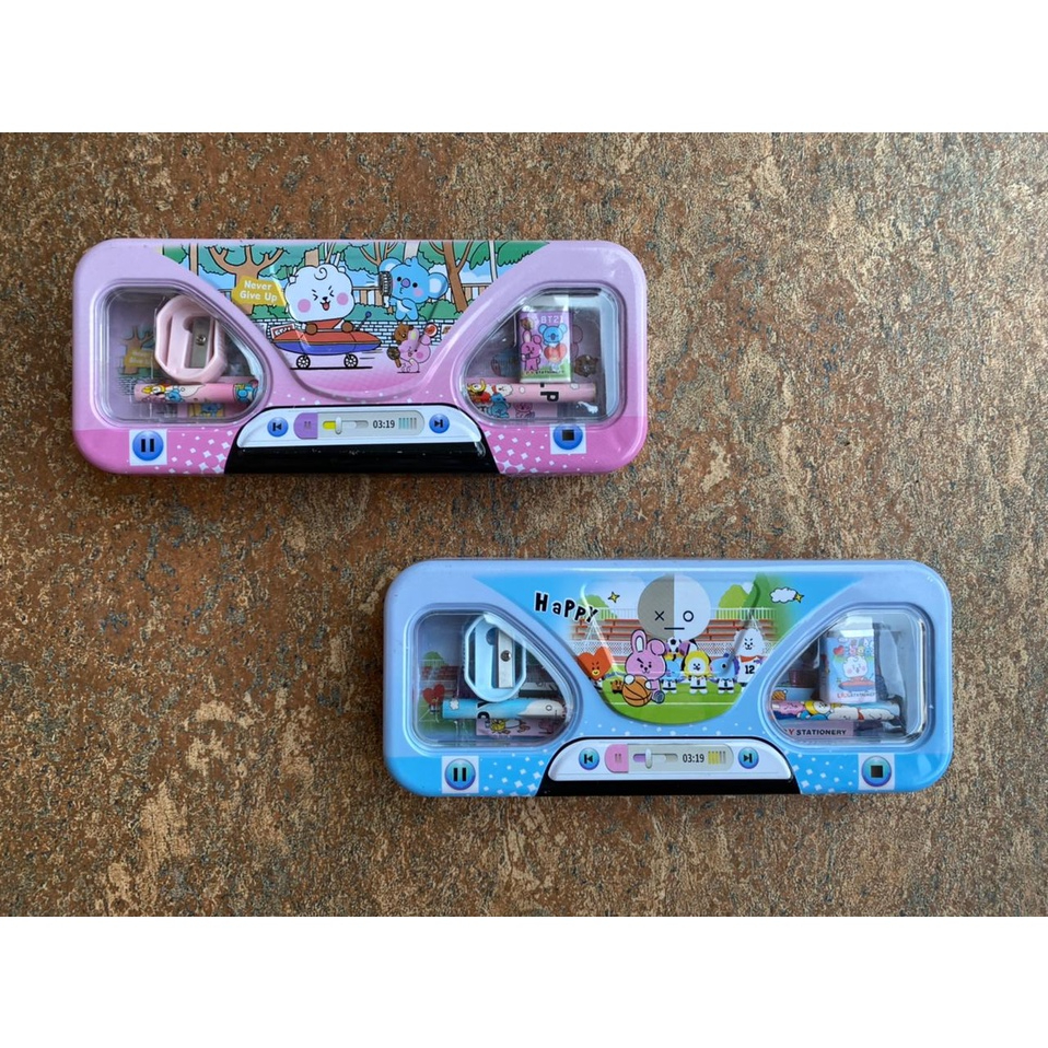 Jual KOTAK PENSIL KALENG BT21+MODEL KOMPUTER /PENSIL CASE/KOTAK PENSIL ...
