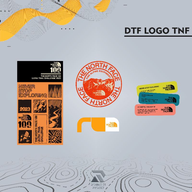 Jual Stiker Sablon DTF Logo TNF 8 | Shopee Indonesia