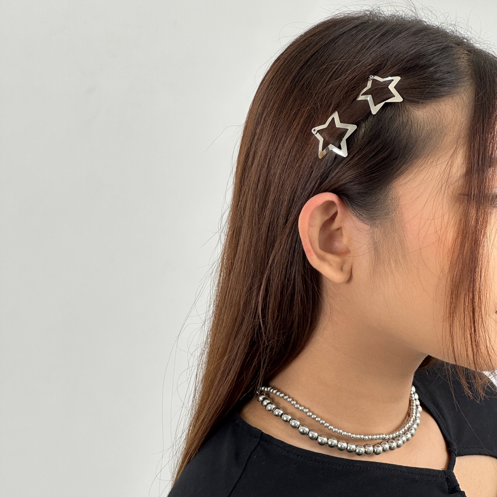 Jual With Love, Star Pins Y2K Aesthetic | Jepit Rambut Bintang Wanita ...
