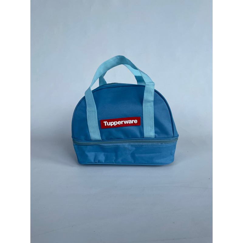 Jual CNC Double Polos Cap Karet Lunch Bag Tupperware//Tas bekal ...