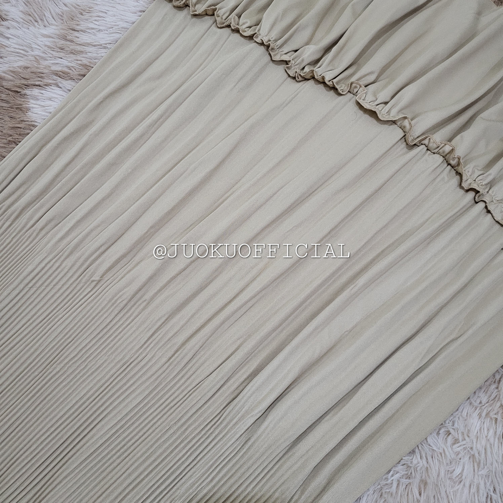 Jual Rok Plisket Ruffle / Rok Plisket Susun / Rok Duyung / Plisket ...