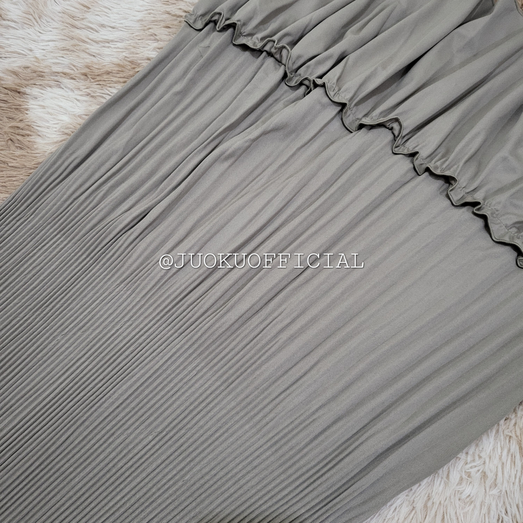 Jual Rok Plisket Ruffle / Rok Plisket Susun / Rok Duyung / Plisket ...