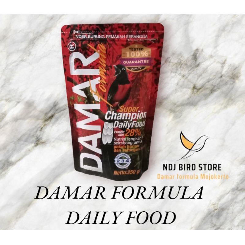 Jual DAMAR voer super champion daily food | Shopee Indonesia