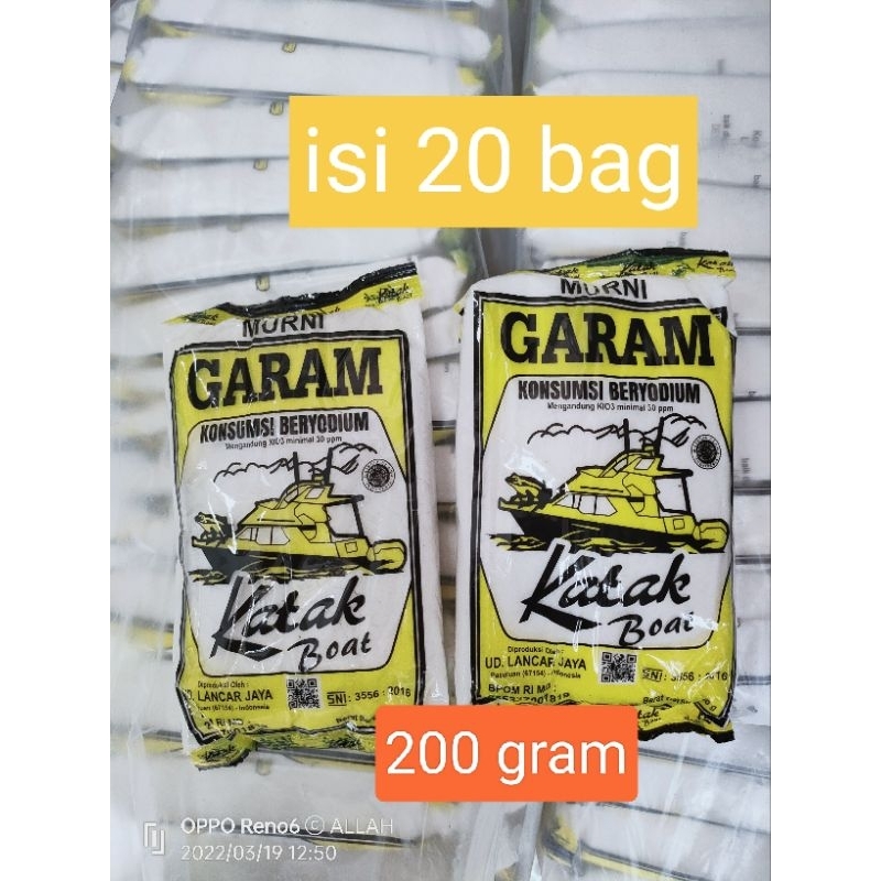 Jual garam halus cap katak 200grm isi 1PC | Shopee Indonesia