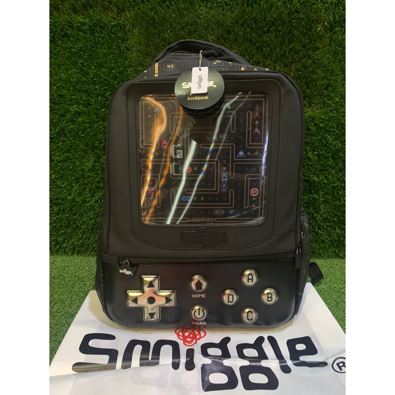 Jual SMIGGLE Game Over Black Backpack | Shopee Indonesia