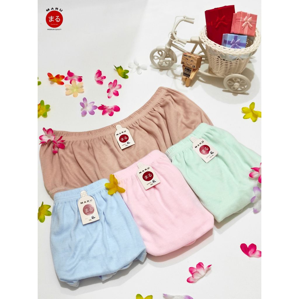 Jual 6 PCS & 12 PCS Celana Dalam Wanita Polos Big Size DK Halus Jumbo Hamil Bumil (Uk L XL 3L 4L ...