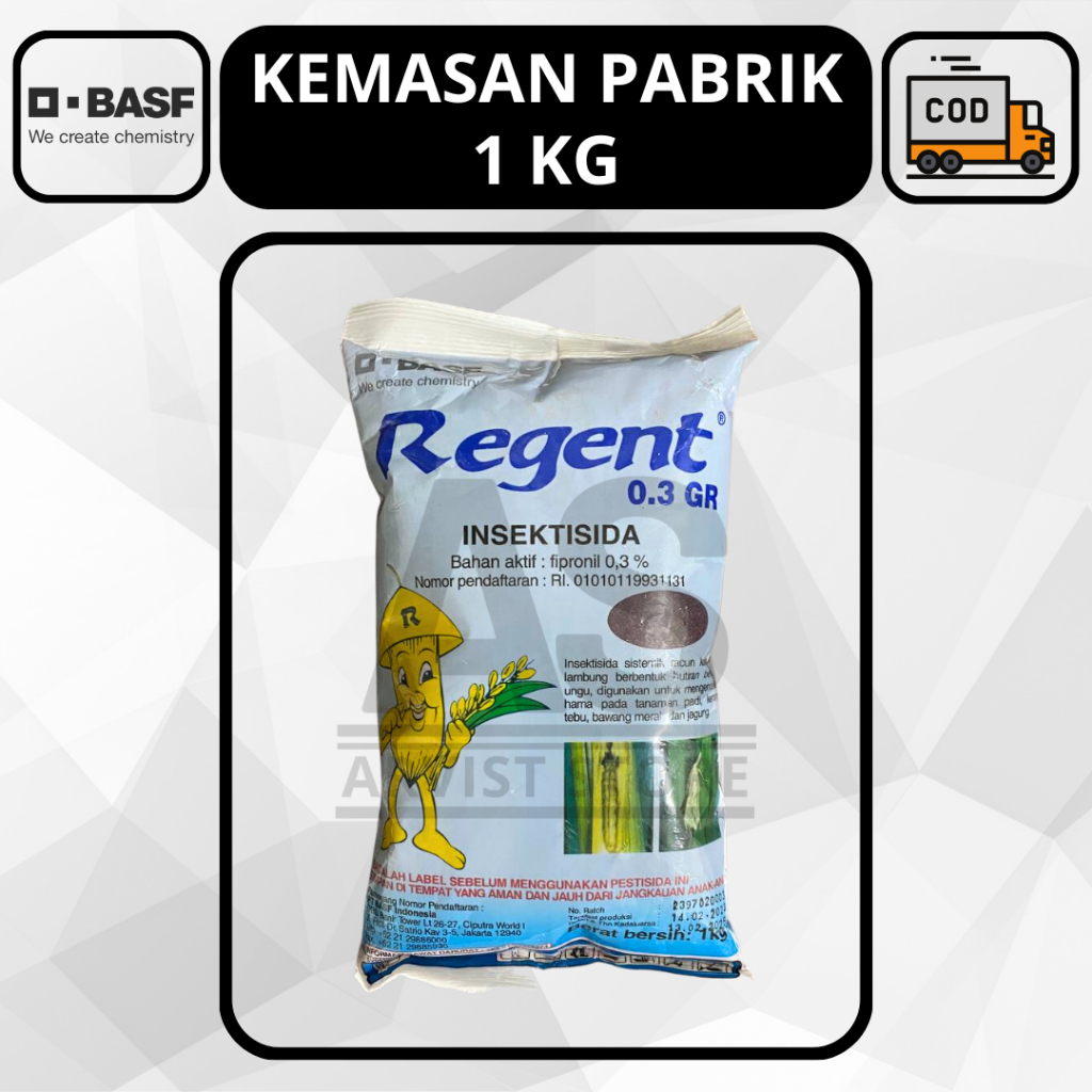 Jual Insektisida REGENT 0,3 GR TABUR 1 Kg BASF Bahan Aktif Fipronil 0.3 ...