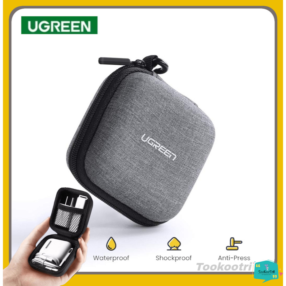 Jual UGREEN Earphone Hard Case Storage Bag TWS Pouch Waterproof ...