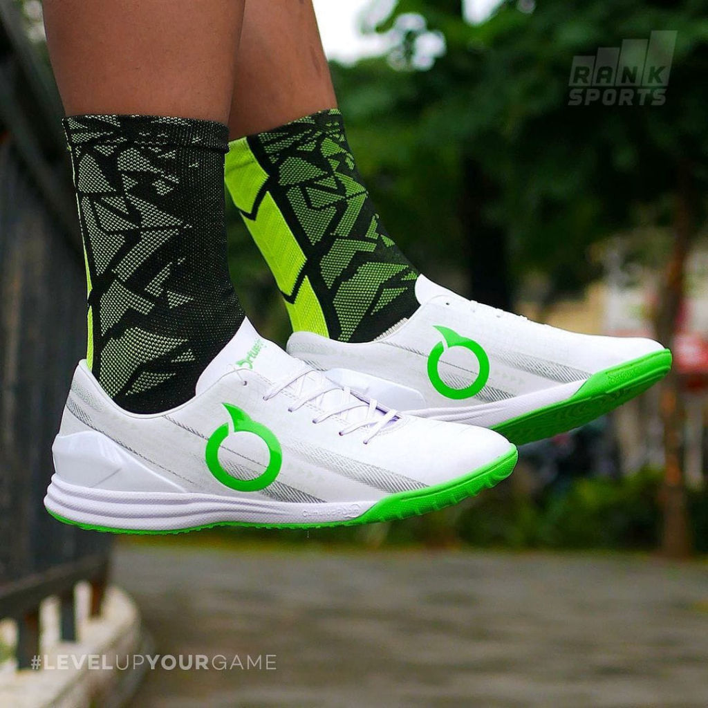Jual Sepatu Futsal Ortuseight Catalyst Legion V2 Fg White Green Ortus ...