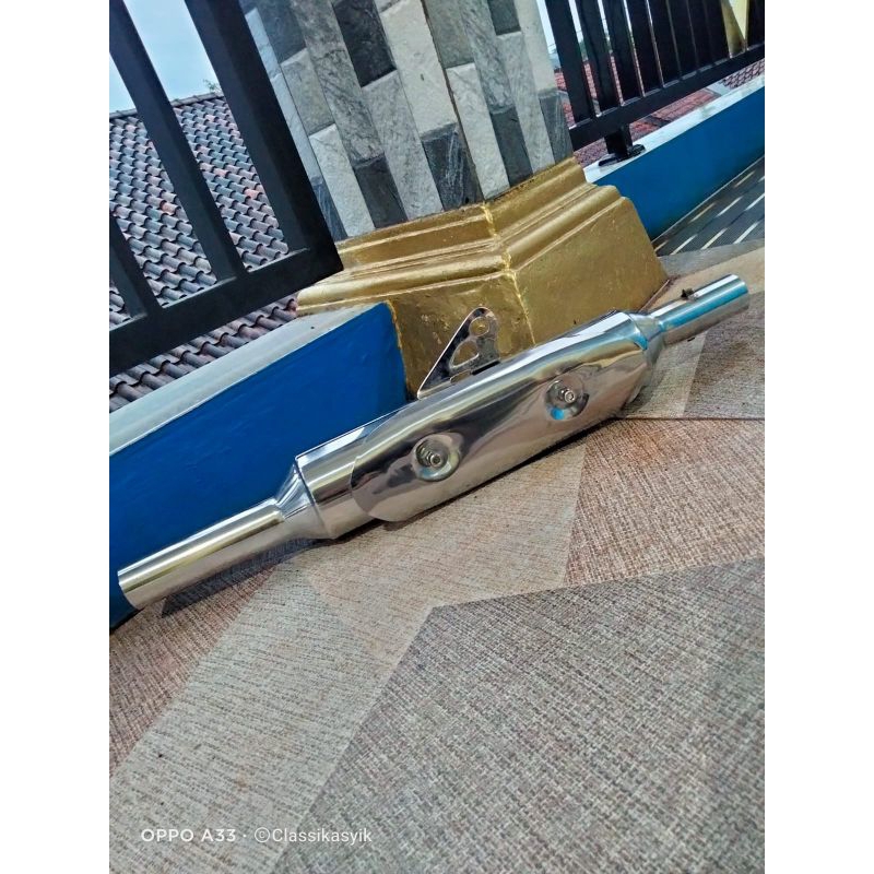 Jual Slenser knalpot custom japstyle Tiger scorpio w175 | Shopee Indonesia