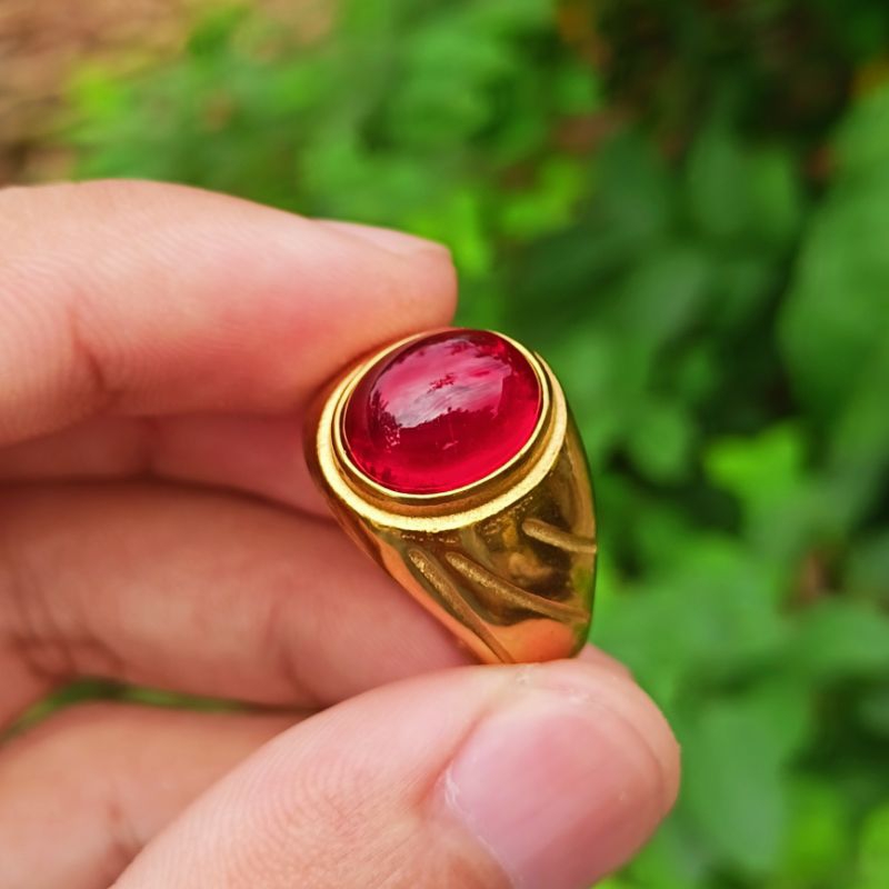 Jual CINCIN BATU MERAH SIAM SUPER ASLI BANGKOK | Shopee Indonesia