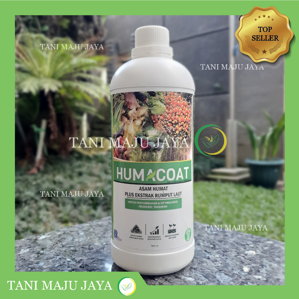 Jual Pupuk Asam Humat Humacoat 1 Liter Humic Acid + Extrak Rumput Laut ...