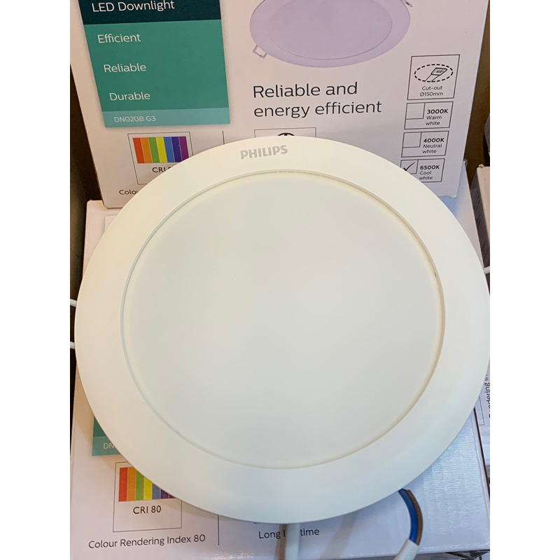 Jual LAMPU DOWNLIGHT PHILIPS LED PANEL DN020B 14W 14 WATT G3 - PUTIH ...