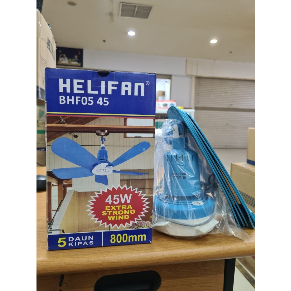 Jual Kipas Angin Gantung Helifan ARASHI 45 Watt Asli 5 Baling AR-228 ...