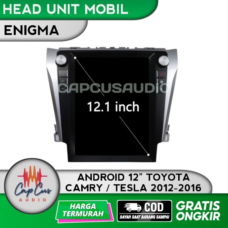 Jual HEAD UNIT ANDROID ENIQMA ENIGMA 12 INCH TOYOTA CAMRY TESLA 2012 ...