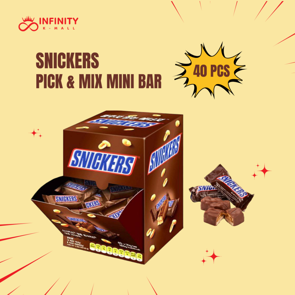 Jual Snickers Pick & Mix Chocolate Bar (40 pcs/pack) | Shopee Indonesia