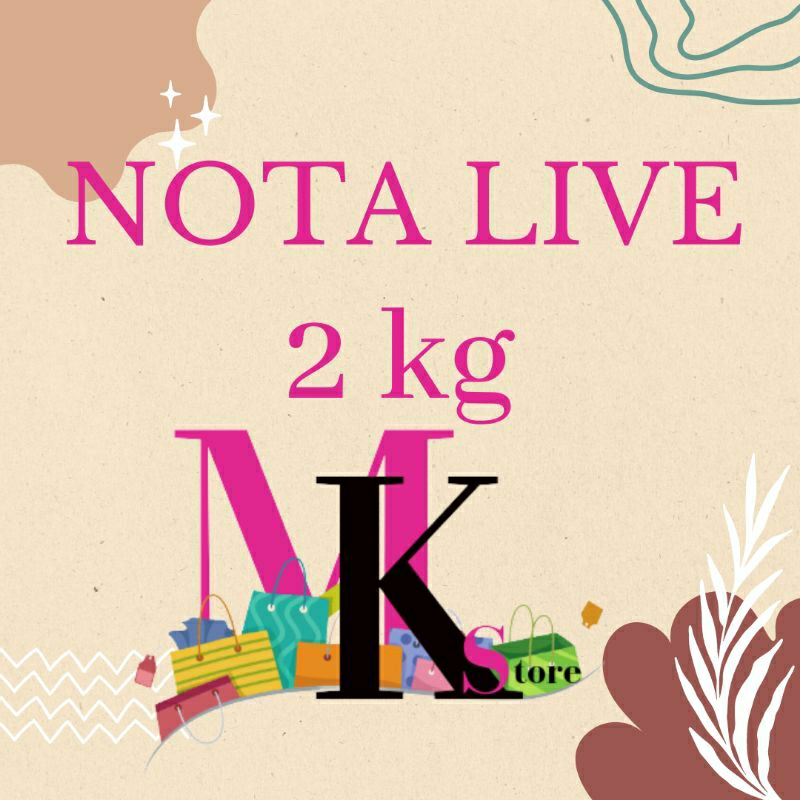 Jual NOTA LIVE 2kg | Shopee Indonesia