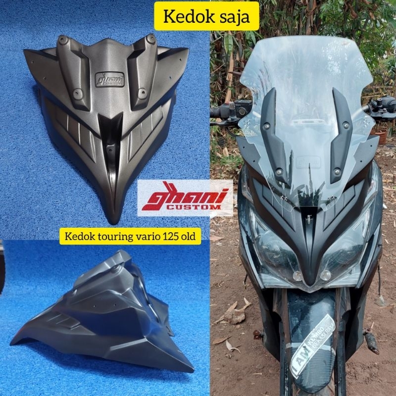 Jual KEDOK U21 vario 125 TECNO injeksi lampu bohlam. kedok saja ...