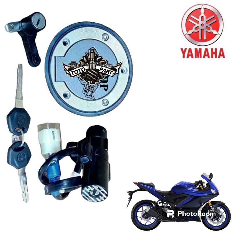 Jual KUNCI KONTAK SET TUTUP TANGKI JOK ORIGINAL YAMAHA R25 MT25 ...