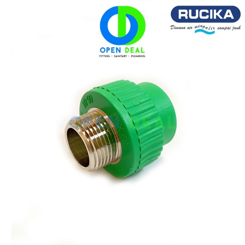 Jual SDL PPR 32 x 1 inch Rucika Green / SDL PP-R / Sok Drat Luar Air ...