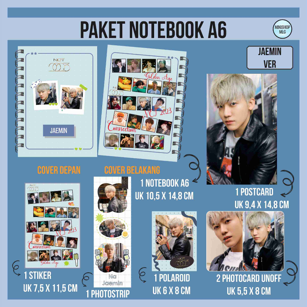 Jual PAKET HEMAT NOTEBOOK NCT 2023 - FANKIT NCT 2023 CONNECTION ...