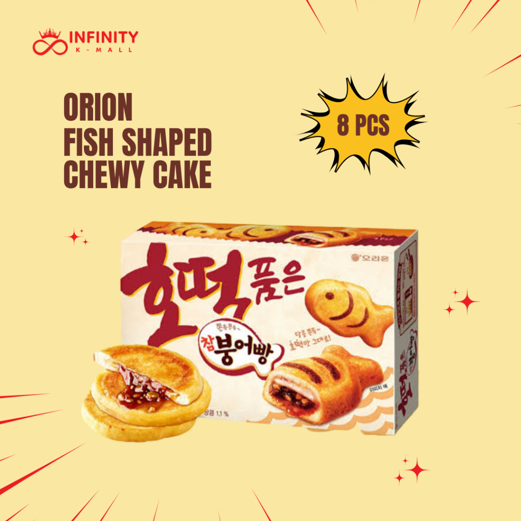 Jual Orion Fish Shaped Chewy Bread Heotteok (8 pc/box) | Shopee Indonesia