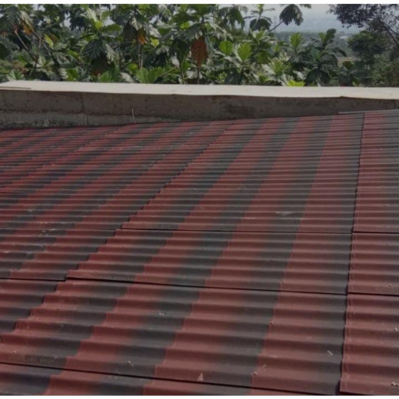 Jual GENTENG ONDULINE TILE- Dual Red 3D | Shopee Indonesia