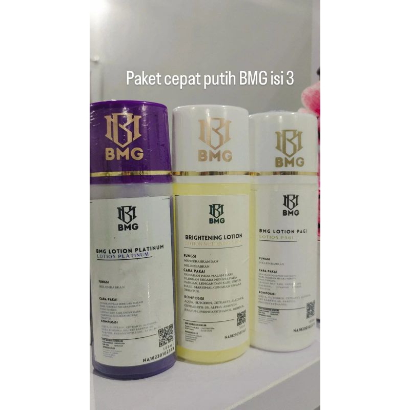 Jual PAKET BUNDLING BMG LOTION / LOTION ANGGUR / HB DOSTING / ORIGINAL ...