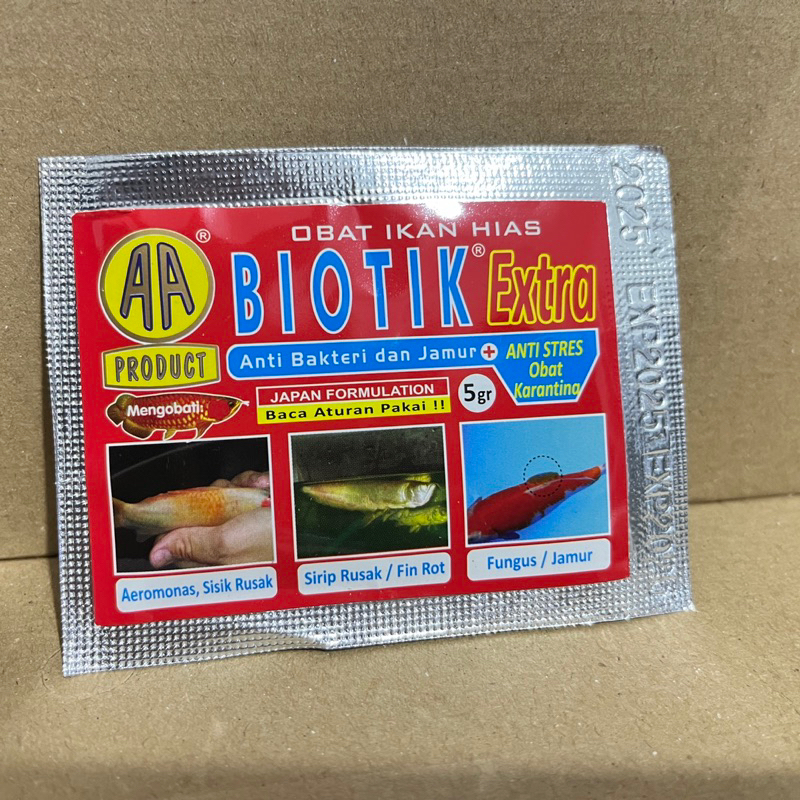 Jual Biotik Extra Obat Ikan Hias Anti jamur Dan Bakteri Anti Stres Obat ...