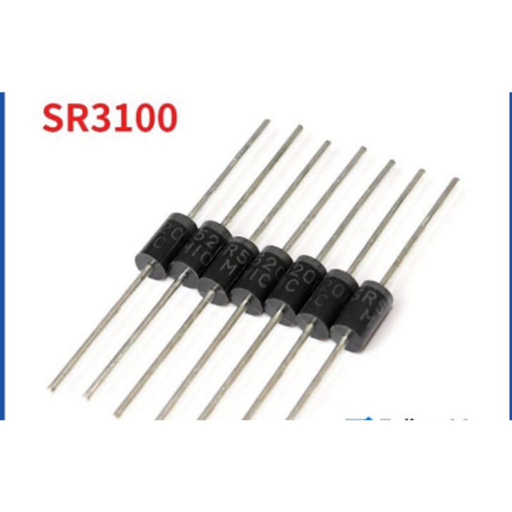 Jual Pangestu Sparepart DIODA SR3100 SR 3100 MIC 3A 100V DIODE SHOTKY RECTIFIER SB3100 ready ...
