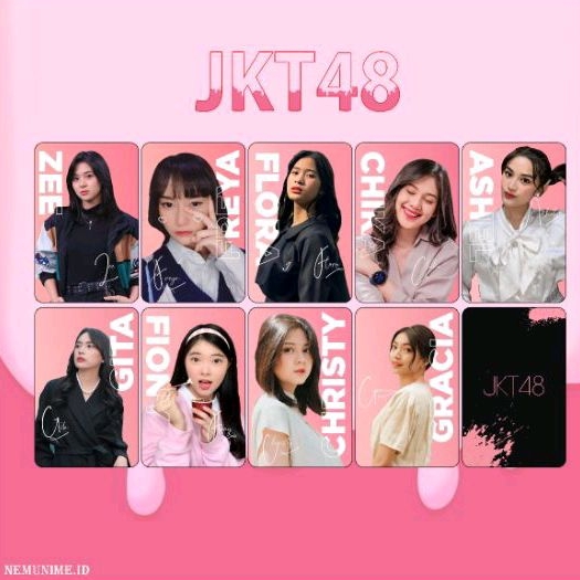 Jual Photocard JKT48 Pinky Version | Zee Christy Marsha Freya Jinan Gracia Shani | Shopee Indonesia
