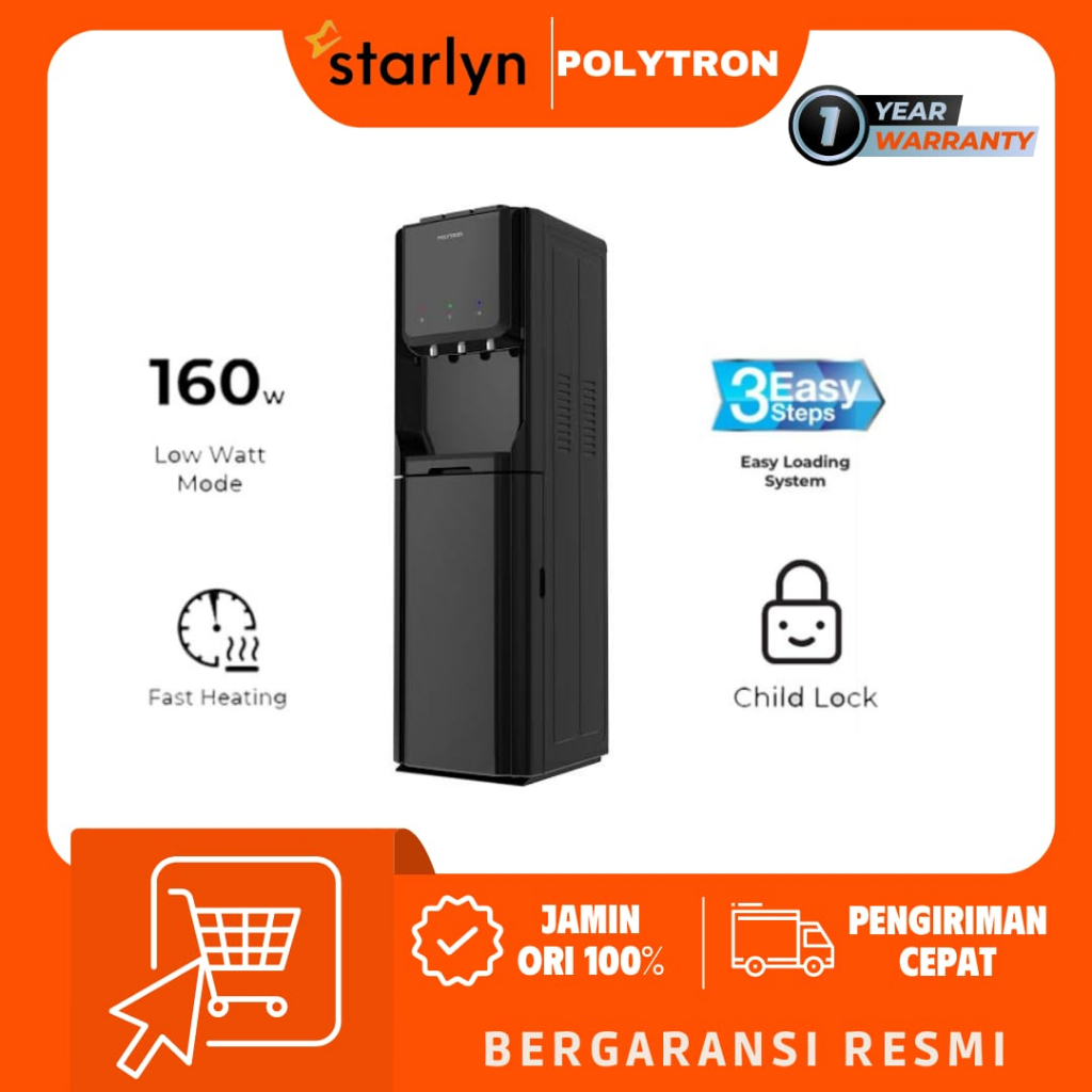 Jual POLYTRON PWC500X / PWC600 Dispenser PWC 600 Galon Bawah PS-PWC500X ...