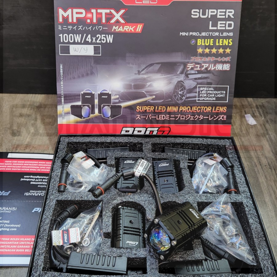 Jual MINI PROJIE PRO7 MP.1TX Mark II / PRO7 MP1TX Mark 2 Blue Lens ...