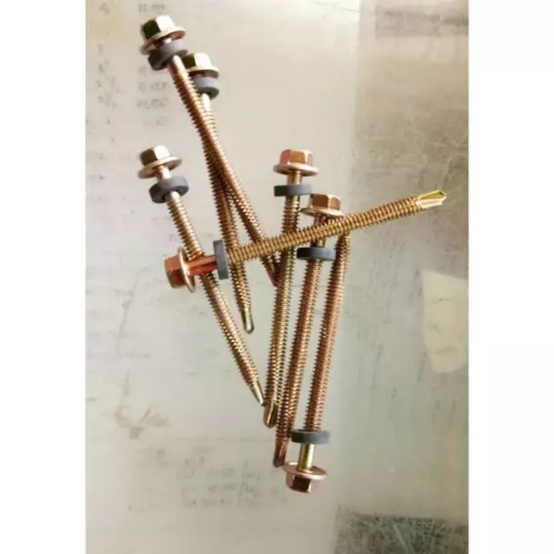 Jual baut roofing 5cm (100pcs) | Shopee Indonesia