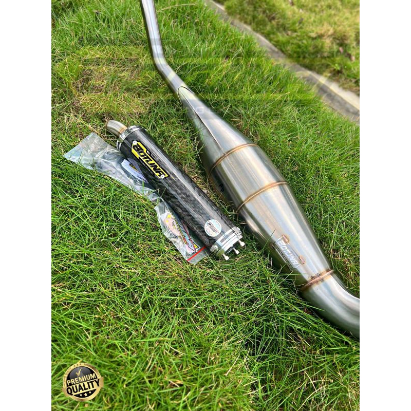 Jual KNALPOT NINJA R RR SS ORIGINAL BOTUNA RACING TYPE PRES STAINLES ...