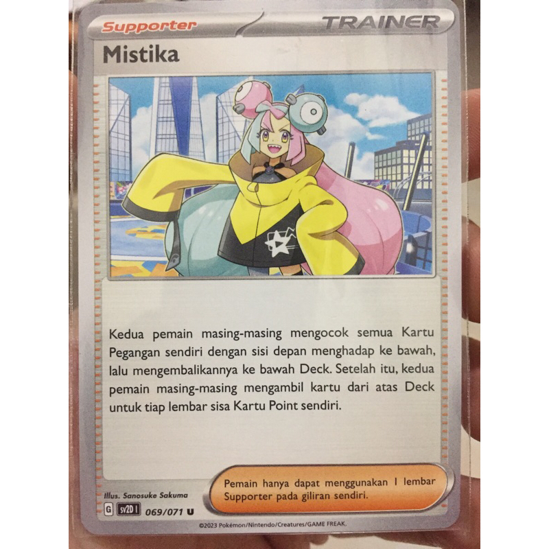 Jual KARTU POKEMON MISTIKA SUPPORTER NON HOLO INDONESIA | Shopee Indonesia