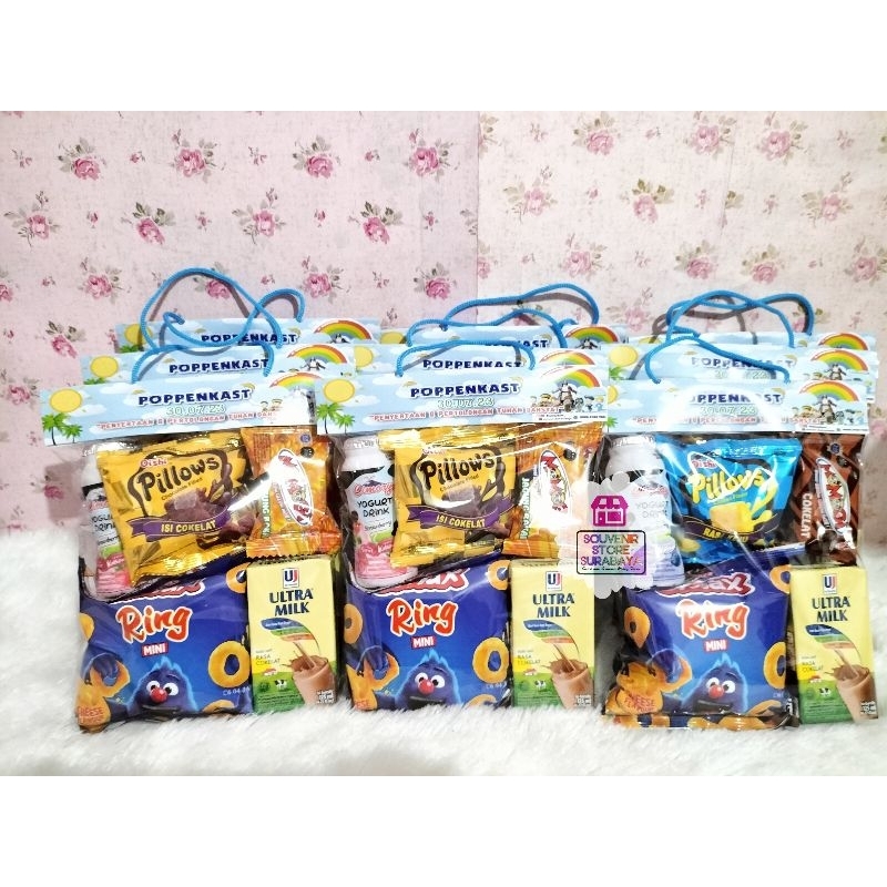Jual Snack Ulang Tahun Cimory Yoghurt || Paket snack Anak || Bingkisan ...