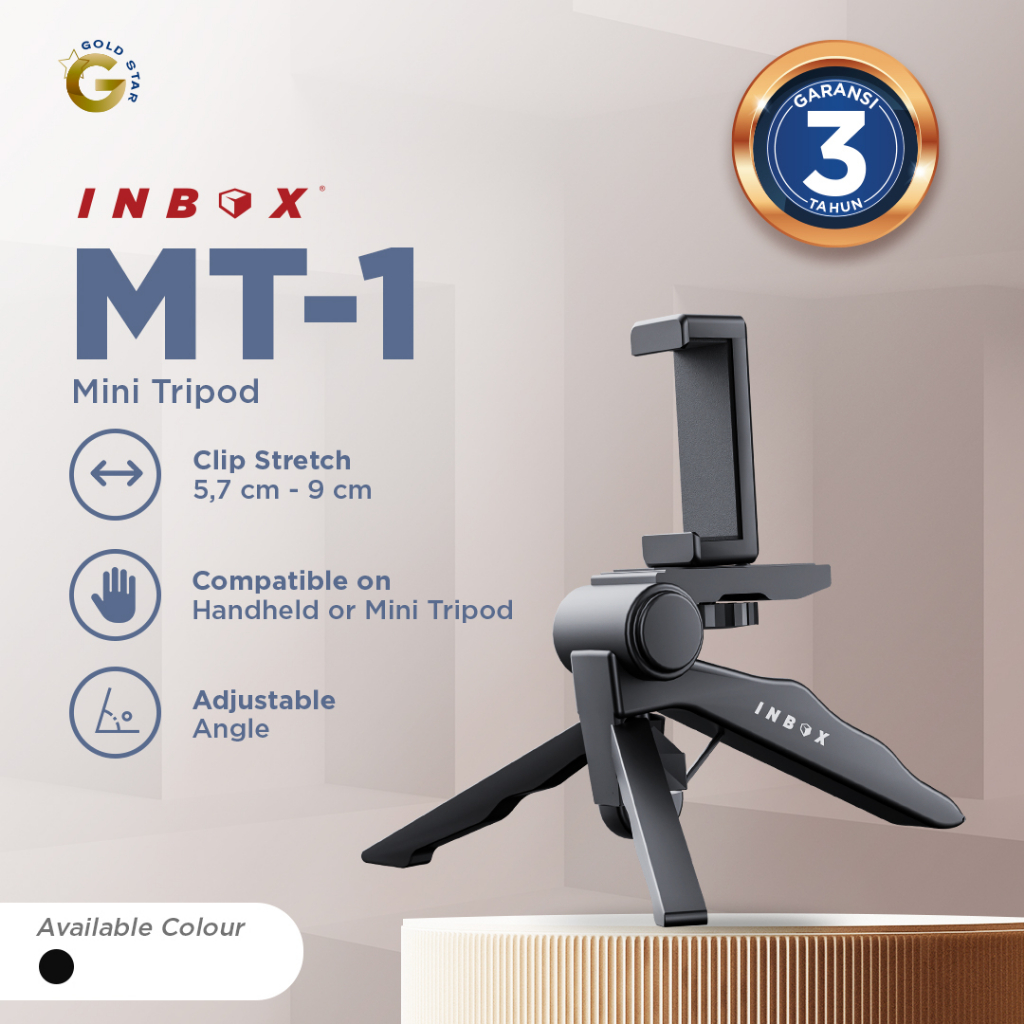Jual Inbox MT-1 Mini Tripod + Holder | Tongsis Stabilizer Vlog ...