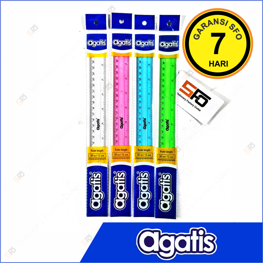 Jual Penggaris Agatis 30cm - SFO Semarang Official | Shopee Indonesia