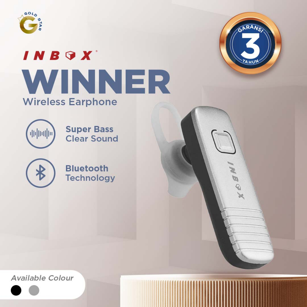 Jual Inbox Winner Wireless Earphone Headset Bluetooth Realtime Talk ...