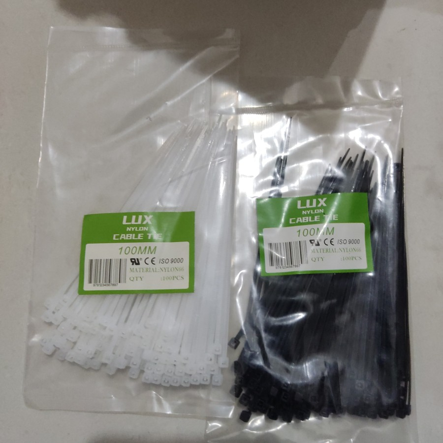 Jual LUX kabel ties / cable ties / pengikat kabel 10CM 100MM 10 CM 100 ...