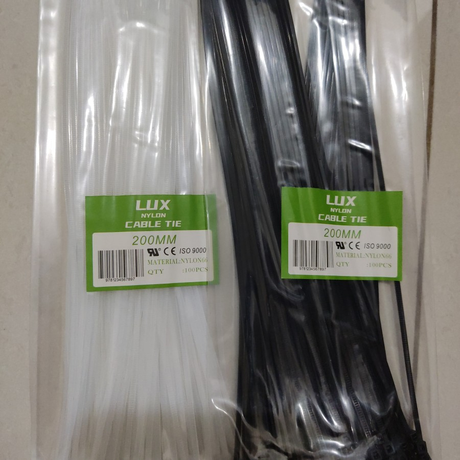 Jual LUX kabel ties / cable ties / pengikat kabel 20 CM 200 MM 200MM ...