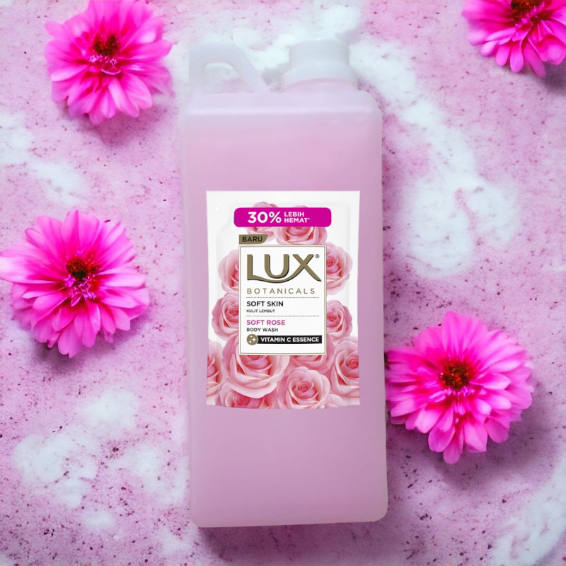 Jual SABUN MANDI CAIR L*X SOFT ROSE PINK REPACK 1 Liter | Shopee Indonesia