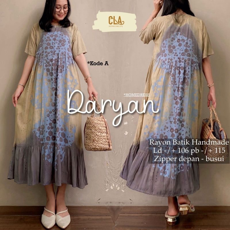 Jual Homedress Abstrak Daryan Batik Cap Rayon Samitex | HomeDress ...