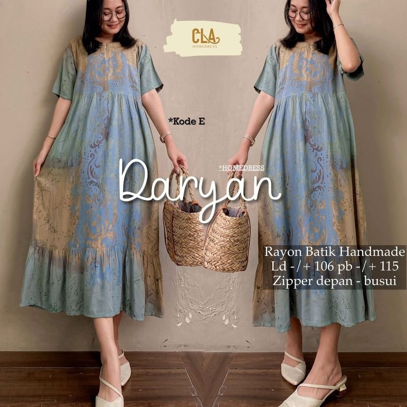 Jual Homedress Abstrak Daryan Batik Cap Rayon Samitex | HomeDress ...