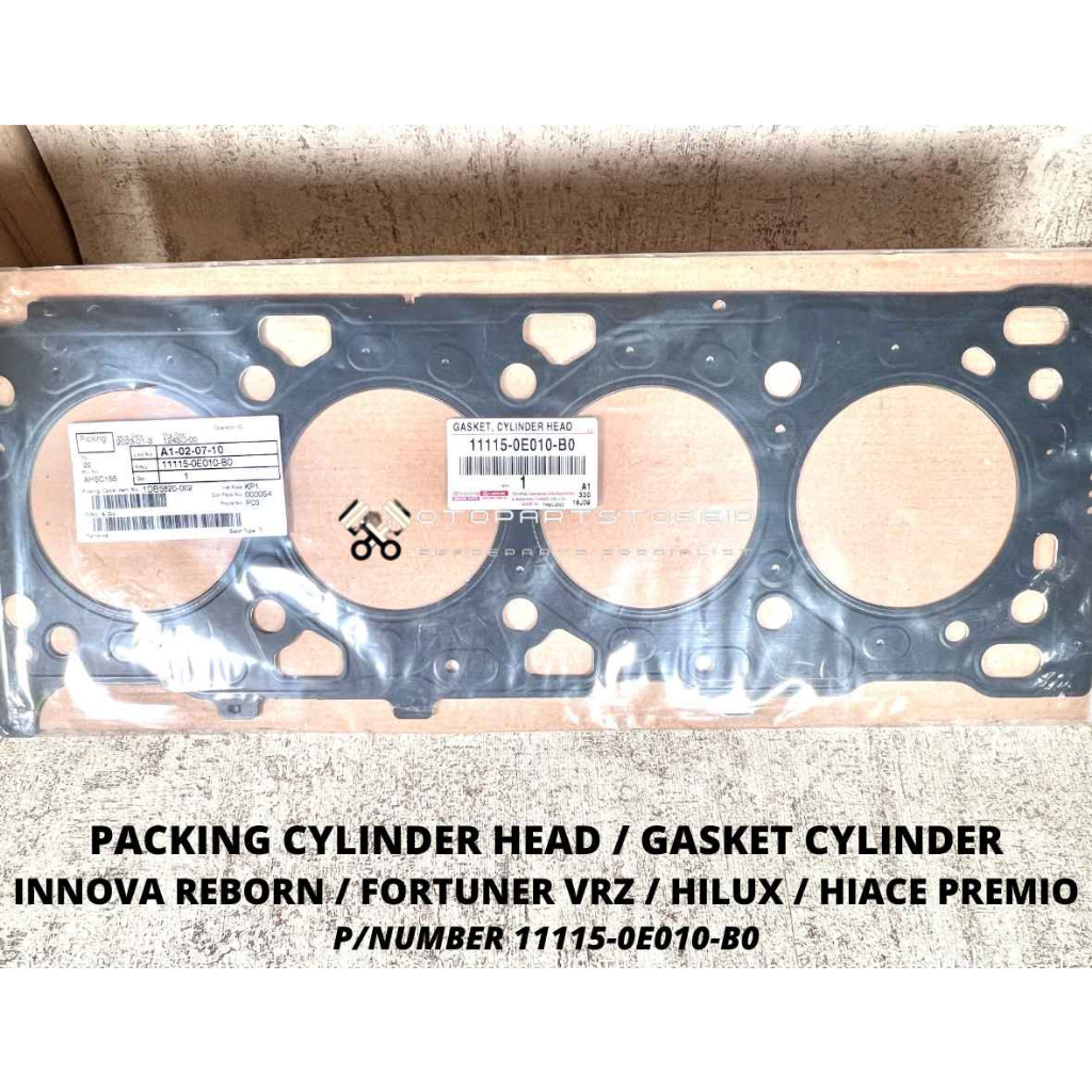 Jual PACKING CYLINDER HEAD INNOVA REBORN FORTUNER VRZ HIACE PREMIO ...