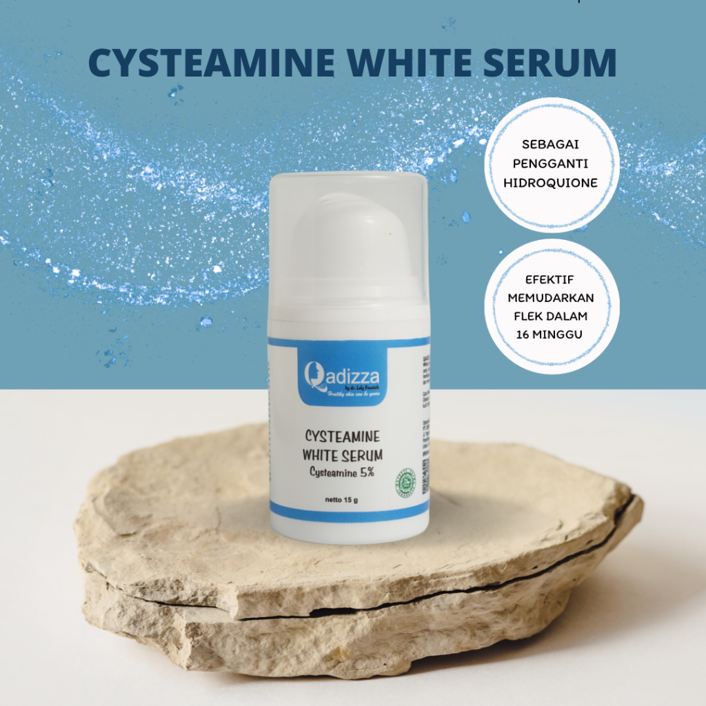 Jual QADIZZA CYSTEAMINE 5% WHITE SERUM 15 ml (Cysteamine Versi Pertama ...